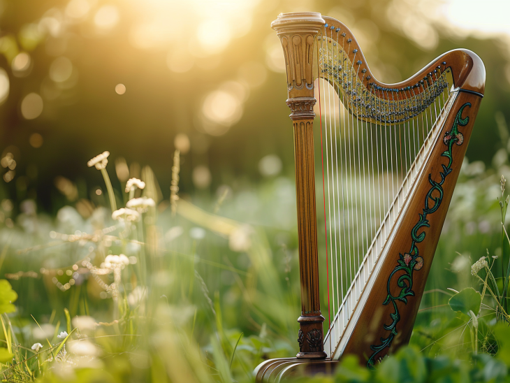 Harpe celtique irlandaise : origines, signification et traditions ...